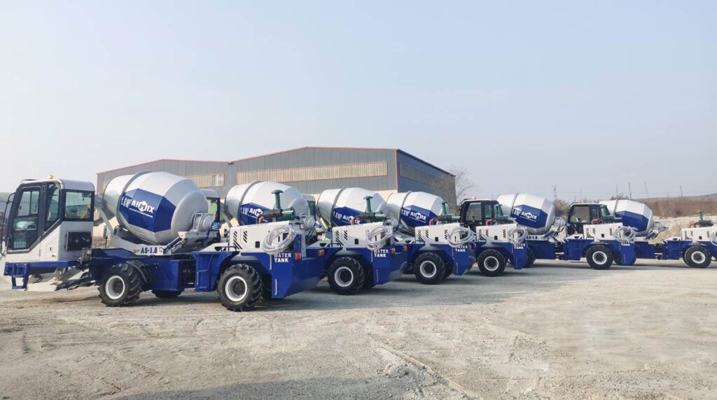Diesel Concrete Mixers for Sale - JZR Series and AS Series for Choices